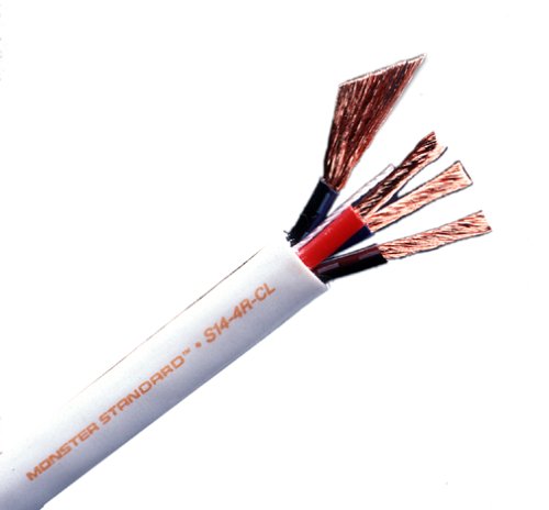 Buy Monster Cable S14-4R CL-500 Monster Standard Four Conductor Dual ...