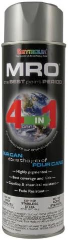 Seymour New Industrial Mro High Solids Spray Paint, Stainless Steel 620 ...