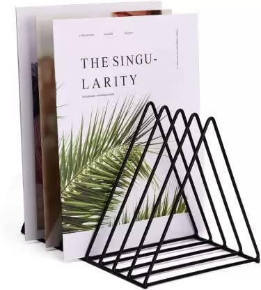 Triangle Magazine New Paper File Organizer Rack For Home office Decor ...