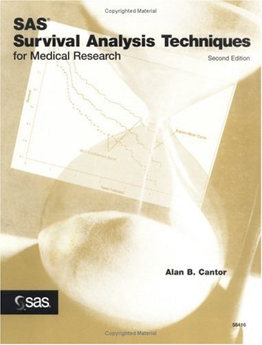 Amazon | Sas Survival Analysis Techniques for Medical Research | Cantor ...
