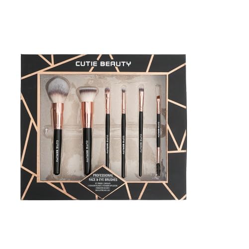 Cutie Beauty - 6 brushes Set powder/concealer/eyeshadow blender ...