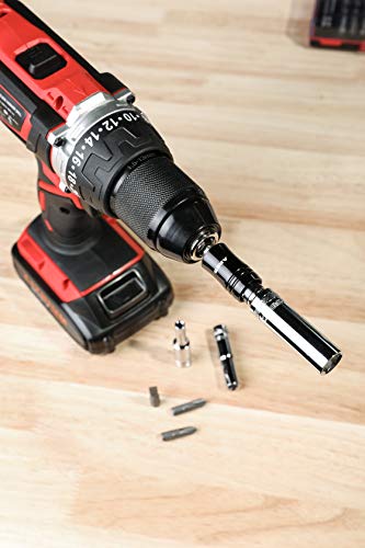 Snapklik.com : 70034 2-in-1 Socket Bit Holder - Holds 1/4-Inch Drive ...