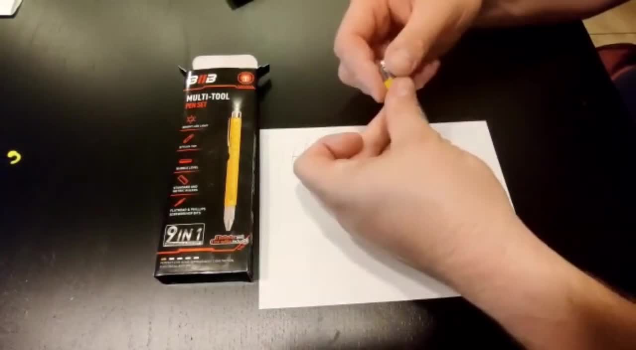 Watch BIIB 9 in 1 Multitool Pen Gifts for Dad Men on Amazon Live