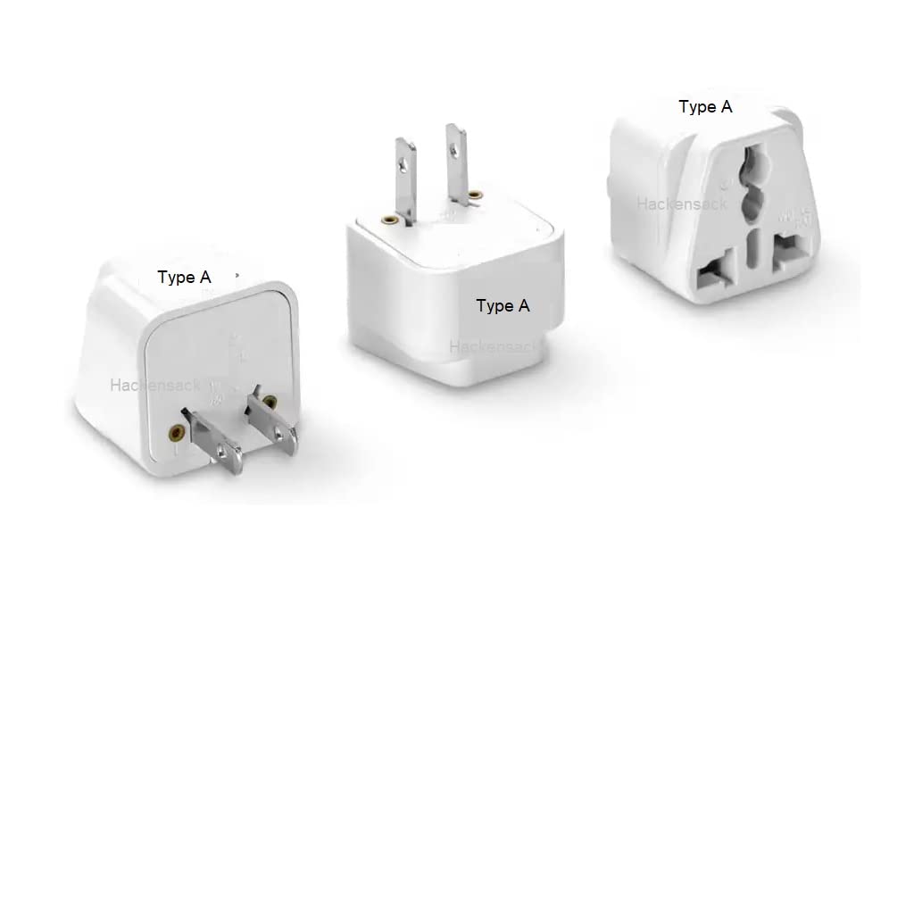 Hackensack Japan Travel Plug Adapter, Grounded Universal (Type A) Plug ...