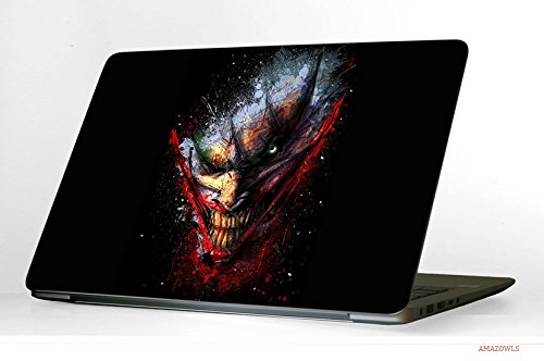 Amazowls Horror Seen and Face of Evil Abstract laptop skin for 13 inch ...