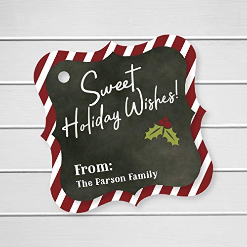 Amazon.com: 24pk - Sweet Holiday Wishes Christmas Treat Goody Bag Hang ...