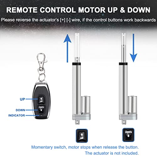 Snapklik.com : Linear Actuator Controller DC Motor 12V Momentary Switch ...