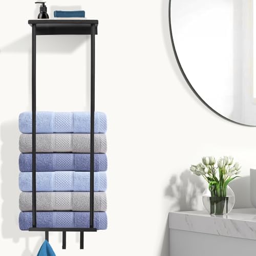 Amazon.com: ROLIZOE 29.5in Retractable Wall Towel Rack for Bathroom ...