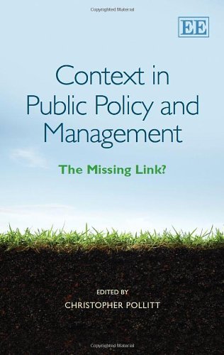 Context in Public Policy and Management: The Missing Link? by ...