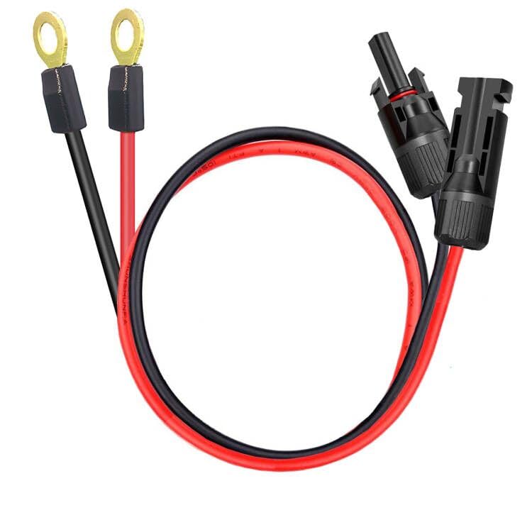 Amazon.com : ZHOFONET Solar to O Ring Connecter,10AWG 60cm Solar Panel ...