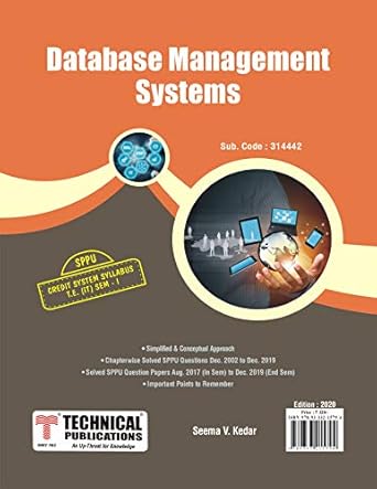 Buy Database Management Systems for SPPU (TE IT SEM-I Course-2015) Book ...