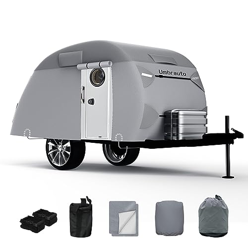Snapklik.com : Umbrauto Teardrop Travel Trailer Cover Fits 10-12 ...