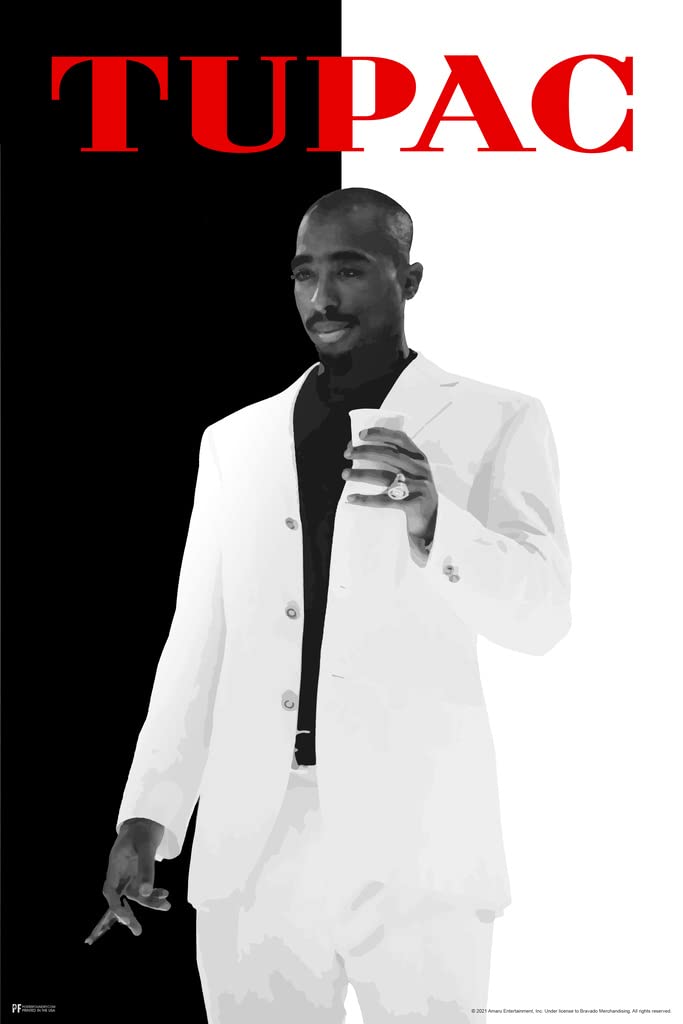 Amazon.com: Tupac Posters 2Pac Poster Gangster Movie Photo 90s Hip Hop ...