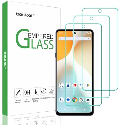 Amazon.com: beukei (3 Pack) Designed for BLU G84 Screen Protector ...
