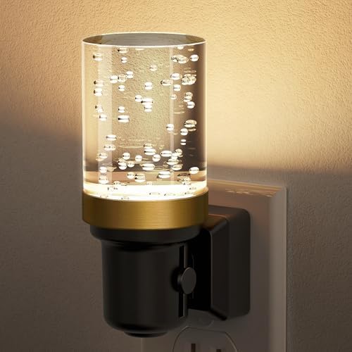 JandCase Night Light, Dimmable Night Lights Plug into Wall, Auto On/Off ...