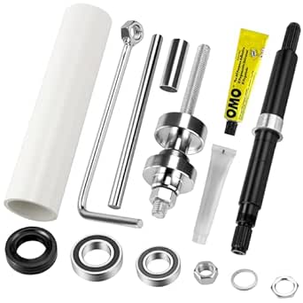 W10435302 Tub Shaft and W10447783 Tool Kit - Washer Bearing Kit for ...
