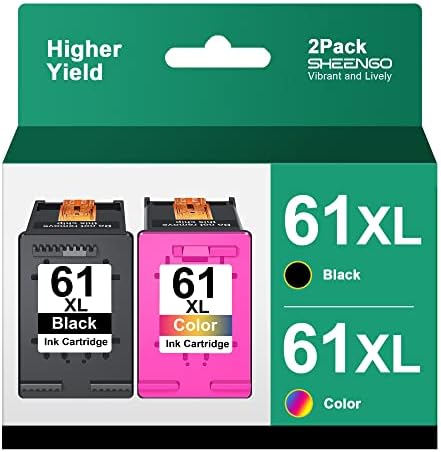 Amazon.com: 61XL Black/Tri-Color Ink Cartridge Combo Pack High Yield ...