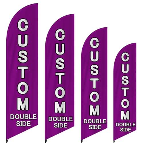 Amazon.com: Custom Feather Flag For Business Custom Flag Personalized ...