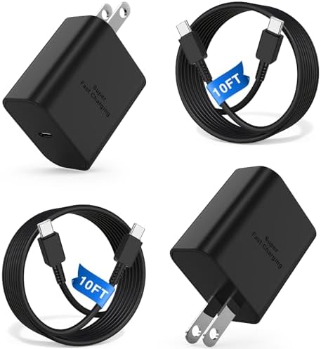 Amazon.com: 2Pack 45W Super Fast Charging Block with USB C to C Cable ...