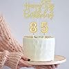 Amazon.com: 85th Birthday Decorations for Women Gold with 85th Birthday ...