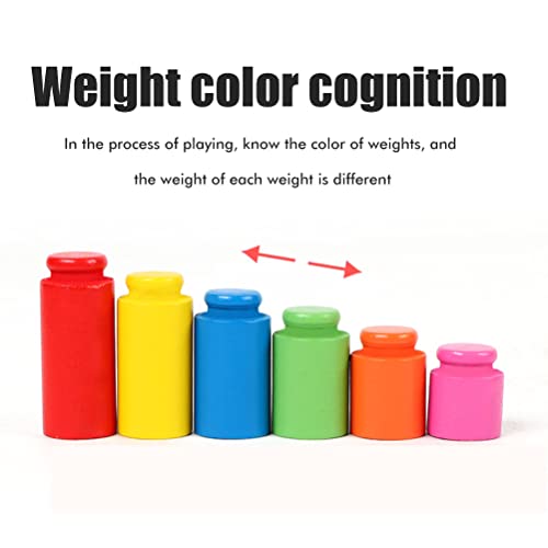 Wooden Balances Scales Toy, Educational Weighing Scale Toy, Weights ...