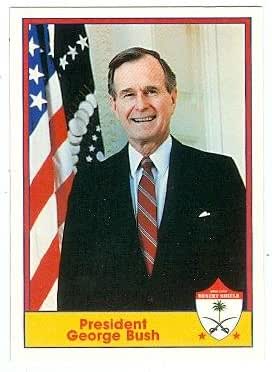 President George H Bush trading card 1991 Pacific Desert Storm #1 at ...