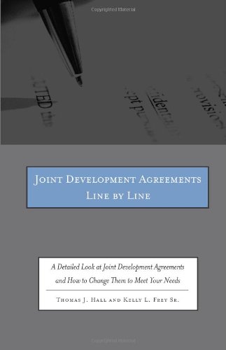 Buy Joint Development Agreements Line by Line: A Detailed Look at Joint ...