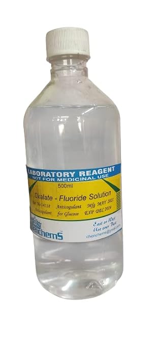 OXALATE FLUORIDE solution 500ml : Amazon.in: Health & Personal Care