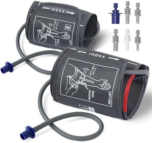 Amazon.com: Universal Blood Pressure Replacement Cuffs 2-Pack, 5.9-9.5 ...