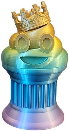 Amazon.com: Znet3D King Poop Emoji Trophy - Fun Award & Gift - Handmade ...