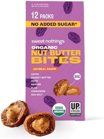 Amazon.com : Sweet Nothings, Oatmeal Raisin, USDA Organic Nut Butter ...