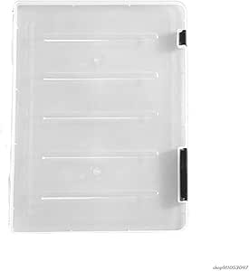 Amazon.com: AVIRAA Filing Box, Transparent Storage Box Clear Plastic ...