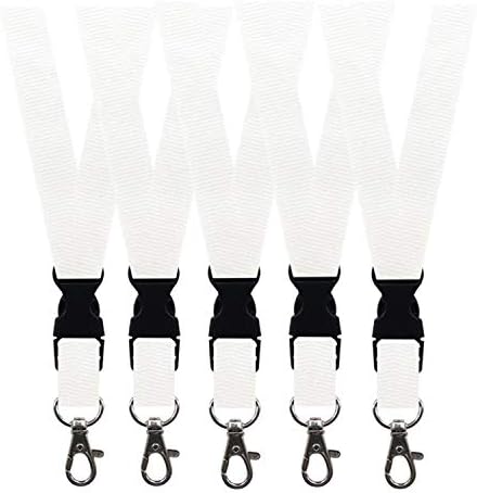Amazon.com : 5 Pack Neck Safety Lanyards Detachable Buckle Enhanced ...