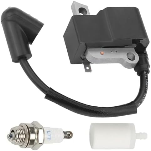 ZAMDOE Ignition Module Coil with Spark Plug for Husqvarna 435 435E 440E ...