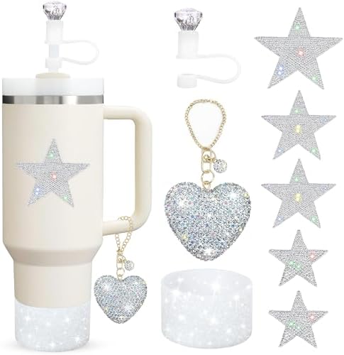 Stanley Cup Accessories Set, 7PCS Stanley Cup Decor Includes Stanley ...