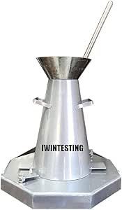 Slump Loss Test Measuring concrete scc Slump Flow| - Amazon.com