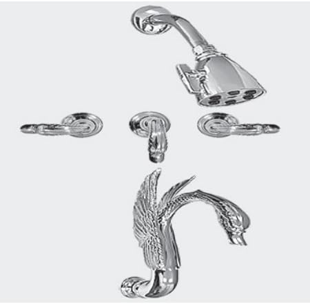 Sigma Tub Shower 1 133733D Sigma 3 Valve Tub amp Deluxe Shower Set ...