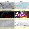 Play Zone Neon Sign for Wall Decor, Bomb Gamer Neon Light for Man Cave ...