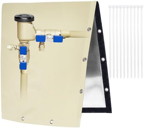 Backflow Preventer Cover, 17”W x 21”H Backflow Preventer Insulation ...