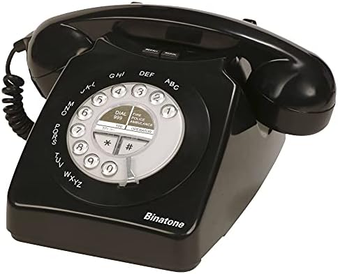 Steepletone Retro BT Corded Telephone - Black: Amazon.co.uk ...