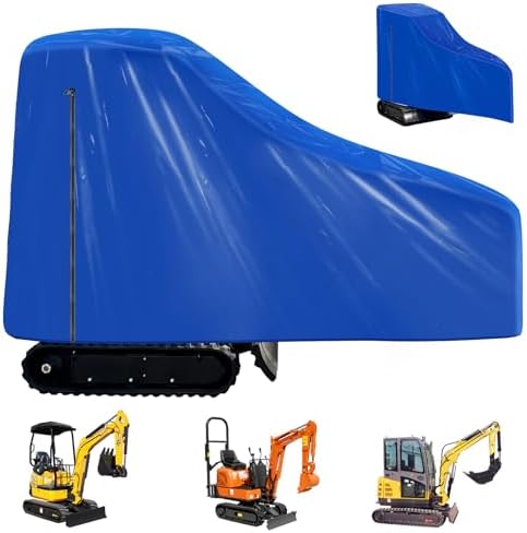 Amazon.com: Mini Excavator Cover - Heavy-Duty 12oz/yd² Knife Cloth ...