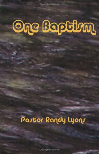One Baptism : Randy Lyons: Amazon.in: Books