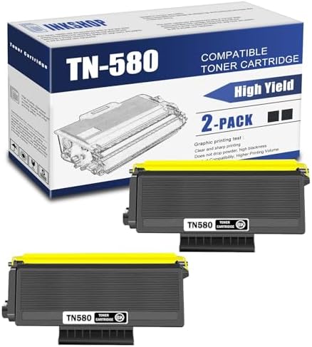 Amazon.com: TN580 Compatible TN-580 Black High Yield Toner Cartridge ...