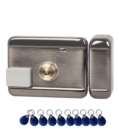 Jenix RFID Electric Rim Door Lock - Remote Control Door Lock 12V DC ...