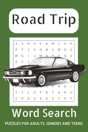 Road Trip Word Search Puzzle Book: Word Searches with Easy to Read ...