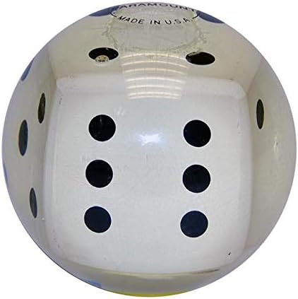 5 Pin Bowling Balls Set Of 2 Epco White Dice 4 7 8 3 8 Bowling Balls