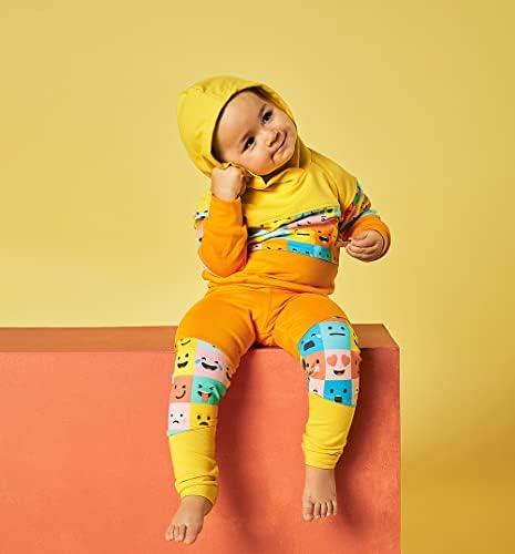 NONU Kids NONU Kids Sweatshirt Dreifarbig mit Kapuze 95% Baumwolle 5% ...