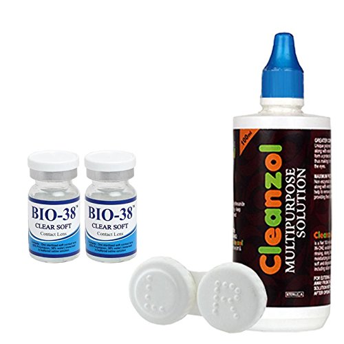 Buy Bio 38 Clear Contact Lens - 2 Pieces (-13) Online at Low Prices in ...