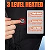 Amazon.com: CYCYHEAT Heated Robe Battery Operated (Black, S) : Home ...