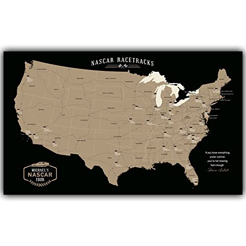 Nascar Map Amazon.com: Holy Cow Canvas Personalized Canvas NASCAR